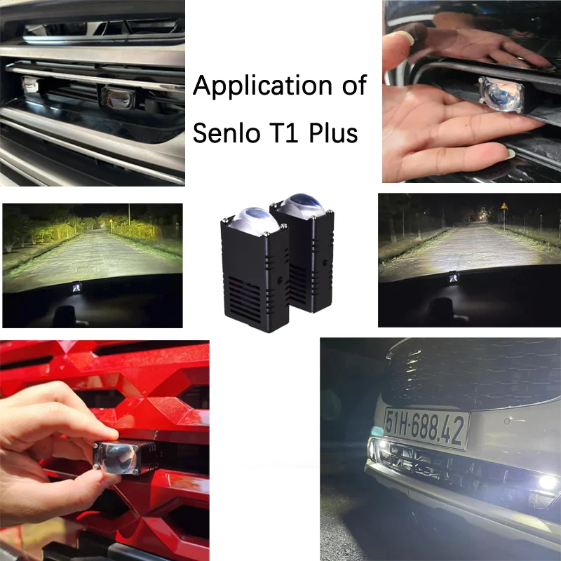 Senlo T1 Plus 50W 5000LM IP68 LED Driving Light for Car UTV ATV 4x4 ...