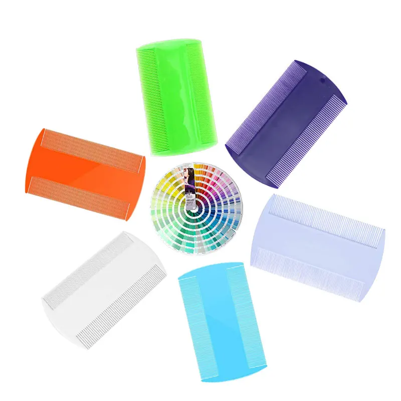 Nit Plastic Hair Lice Combs Metal Comb Stainless Steel Head Lice ...