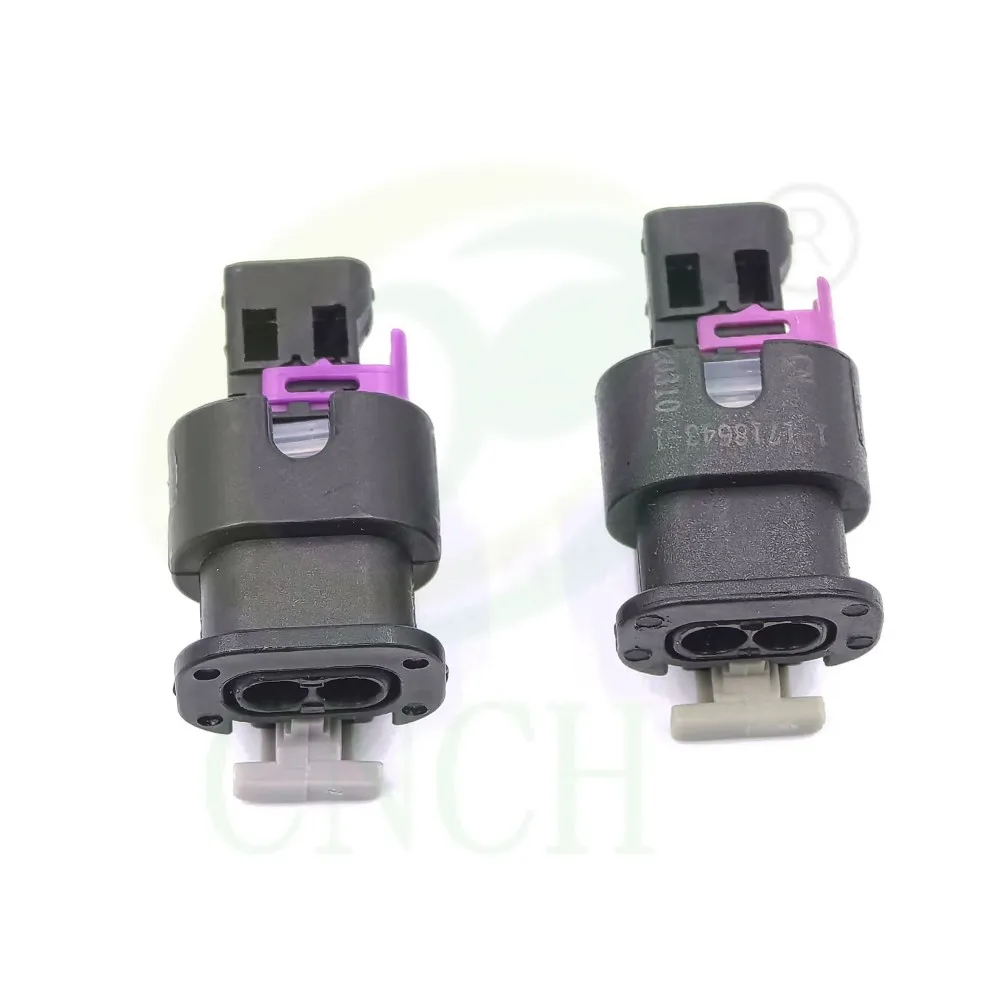 2 Pin 4F0973202 Pigtail Plug Housing Connector Injector for VW Audi Porsche