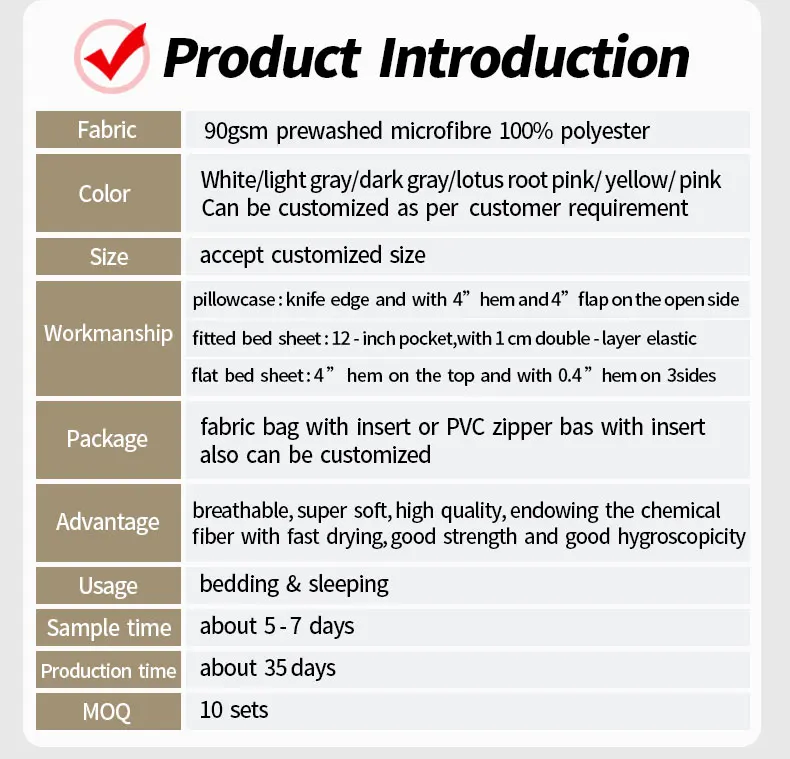 Hot Sell Luxury 100% Polyester Microfibre Bed Sheet Set For All Season ...