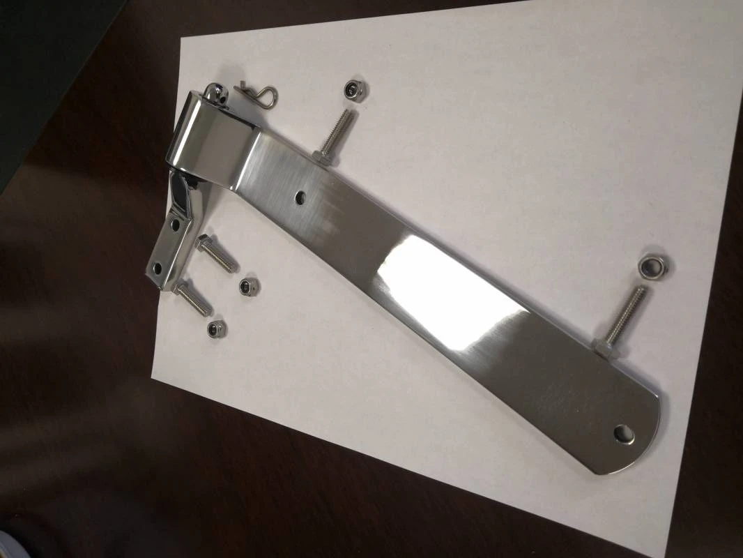 240mm Stainless Steel Tray Side Board Hinge (Strap Gudgeon Nylon Bush ...