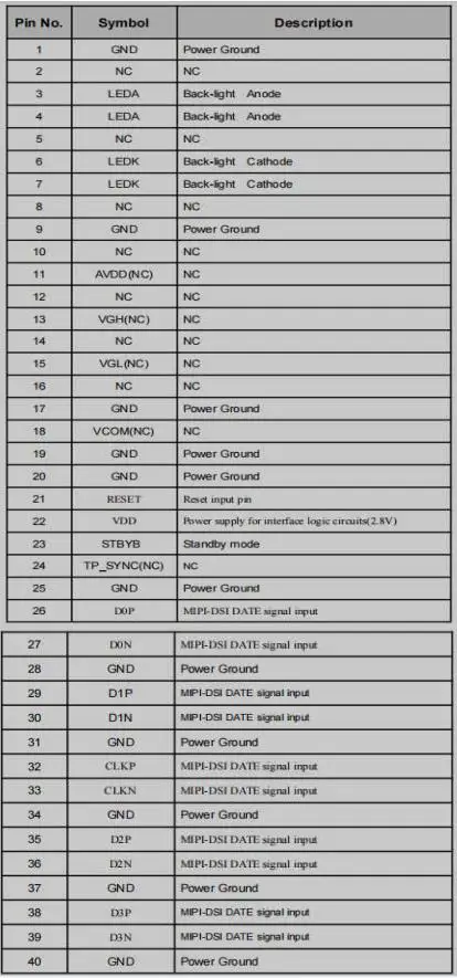 Mipi Ips Lcd Screen 280*1424, Jd9365 Driver, 7-inch Tft Lcd Module Odm