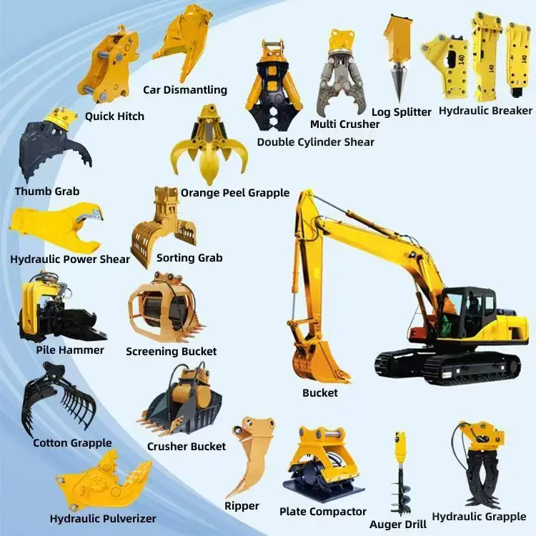 Hydraulic Demolition Grab Grapple Sorting Demolition Grapple and ...