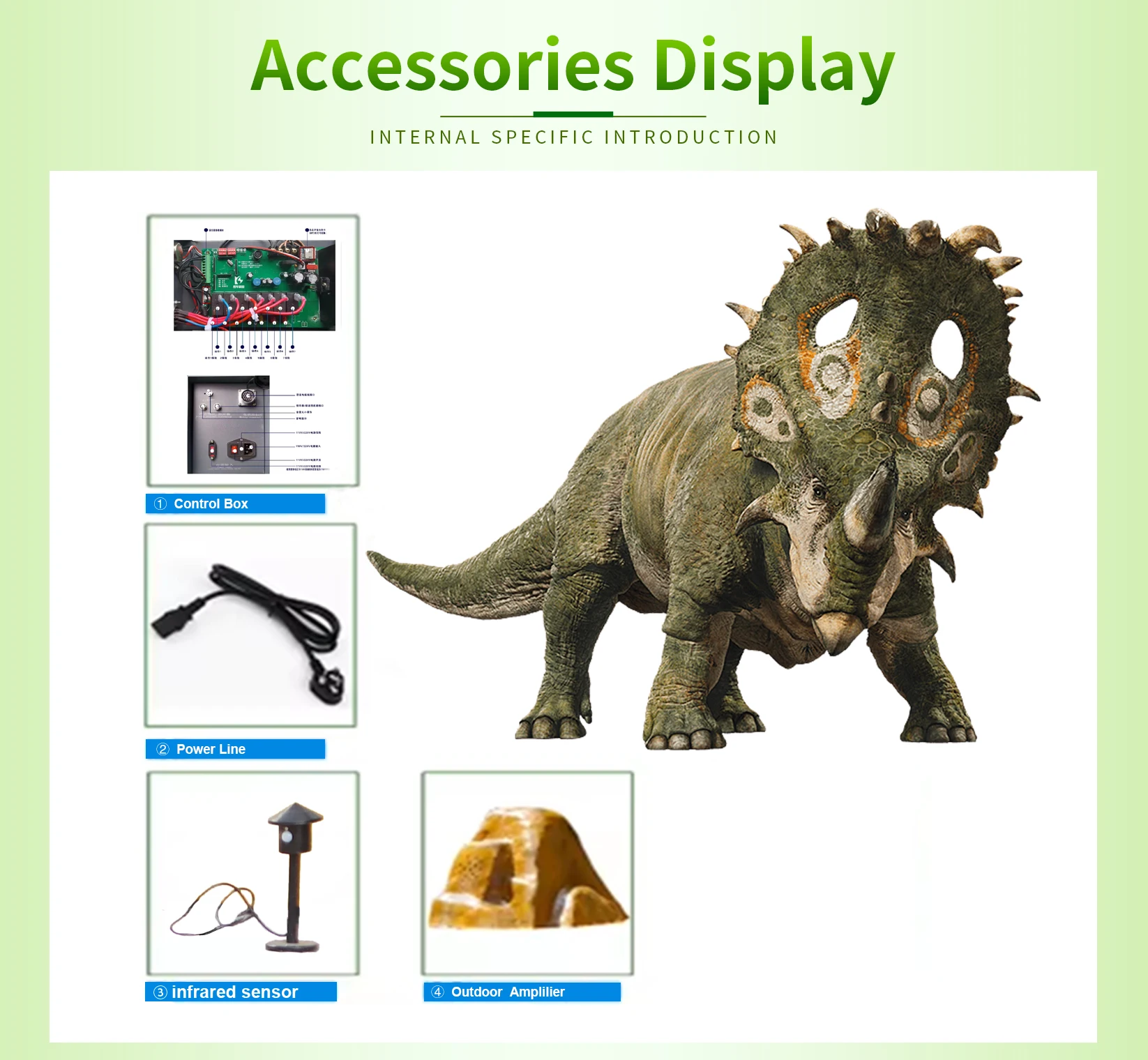 Jurassic Park Life Size Animatronic T-Rex Dinosaur Model