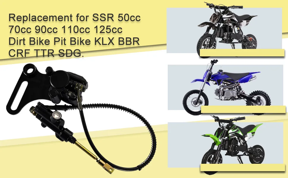 GOOFIT SSR 125 Rear Brake Assembly - Master Caliper Replacement