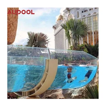 Glass Sky Transparent Infinity See-through Above Ground Fiberglass Pool ...