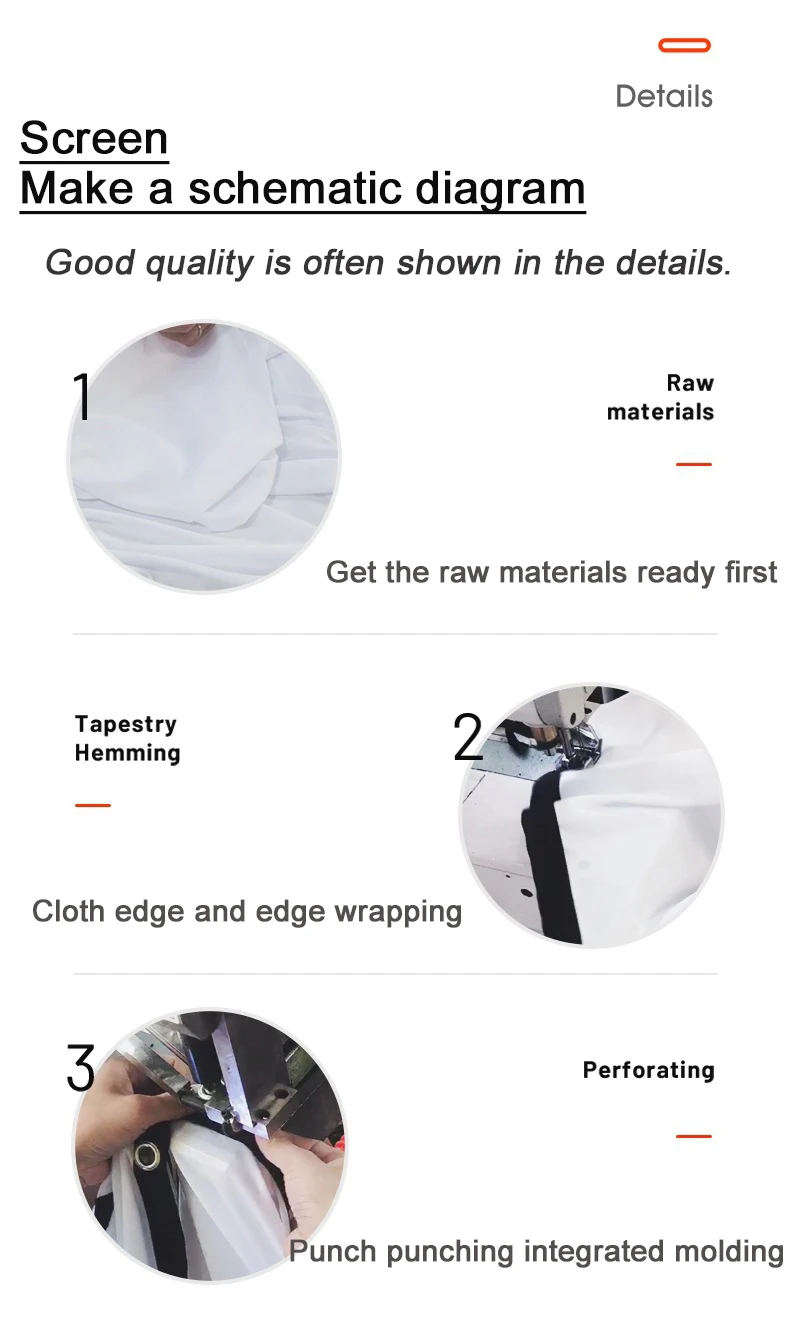 100 Inch White Soft Pvc White Integrated Projection Screen Simple ...