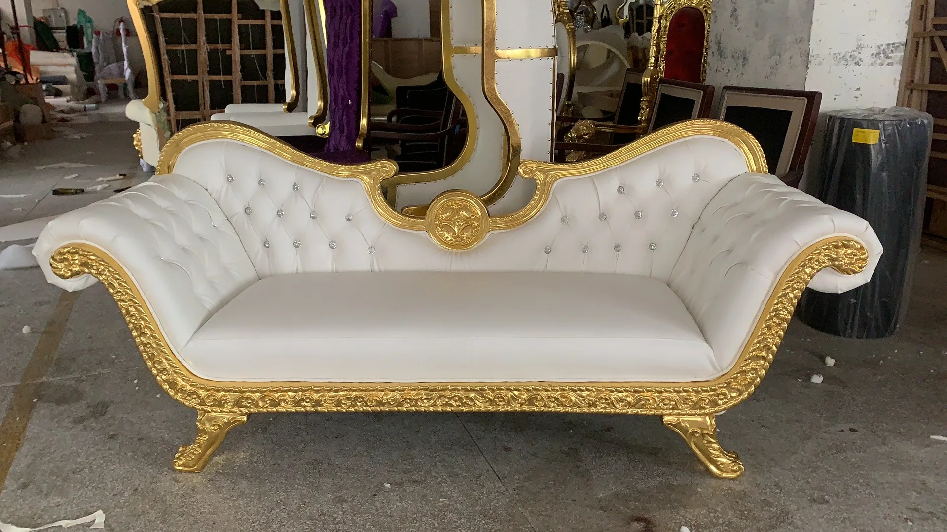 Newest Royal Double Throne Chair Throne king Sofa for Wedding Bride and ...