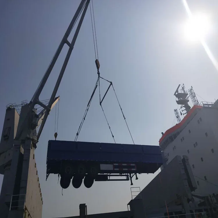 New Shipping Container Trailer Interlink Skeleton Container 2 Or 3 Axle Skeleton Container Truck ...