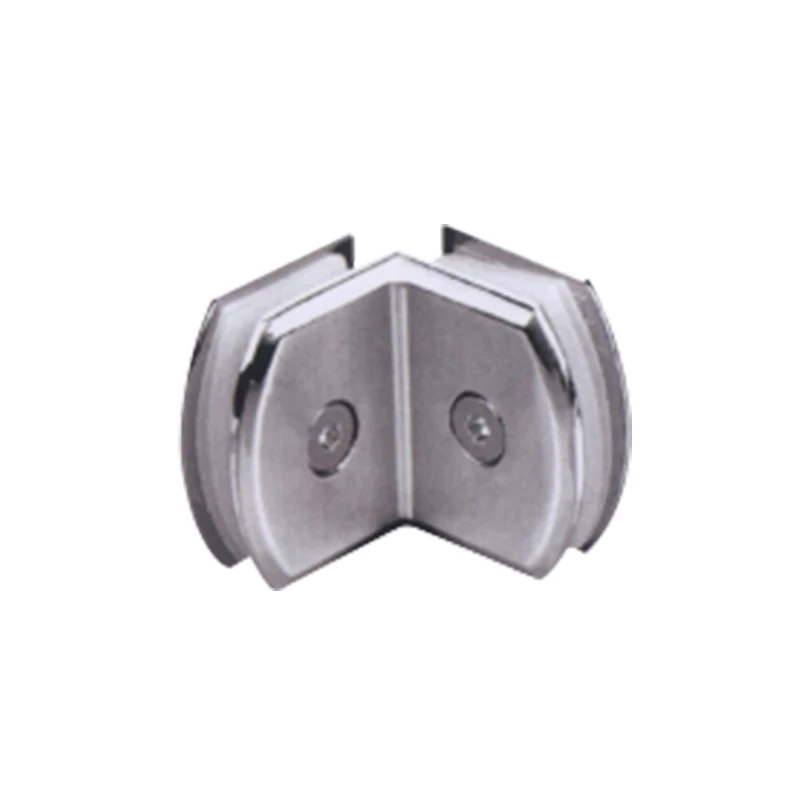 Toilet Cubicle Partition Fittings Shower Room Corner Clip Glass ...