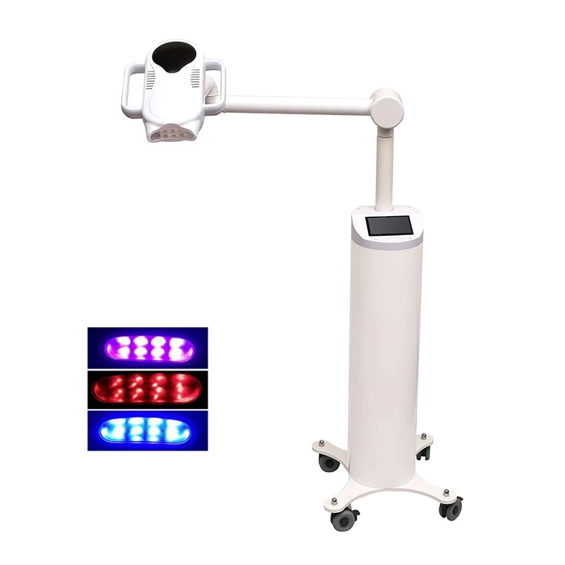 Dental Mobile Led Cold Tooth Whitener Blue/purple/red Light Lamps Teeth ...