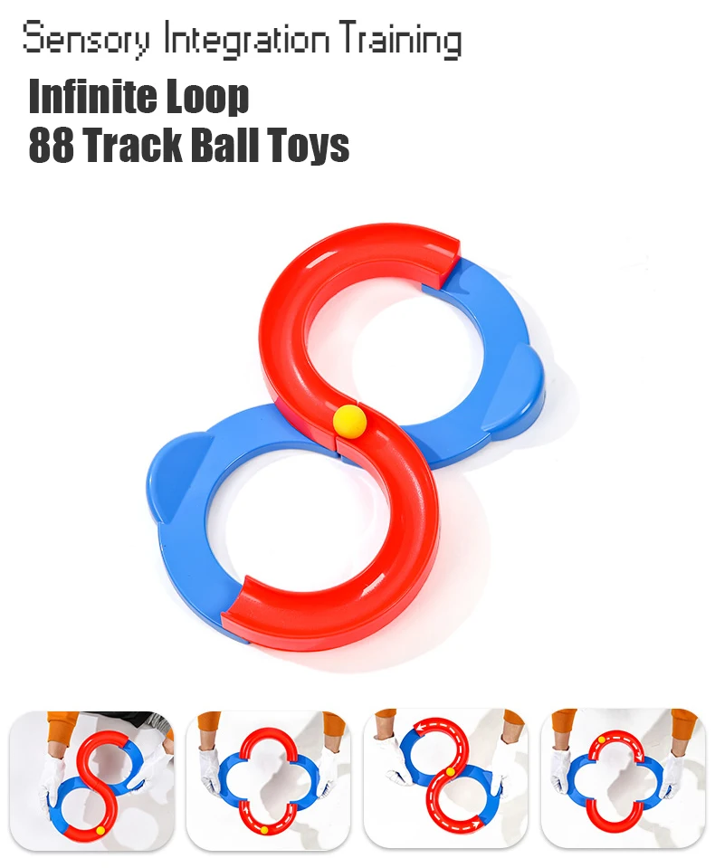 Educational Children's Toys 8 Shape Infinite Loop Ball Toys Infinite ...