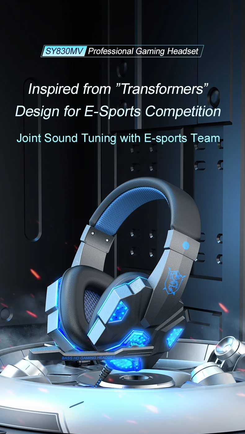 J10 Gaming Headset - Premium over Ear Headphones with Mic
