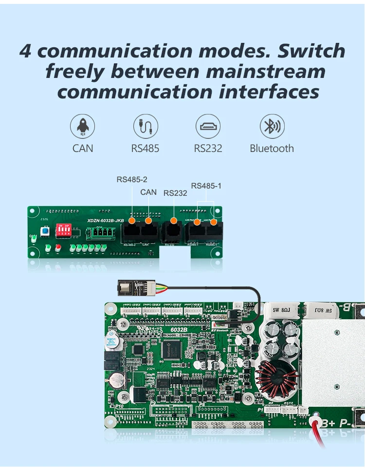 Tdt Software Bms 8s-16s Rs485/rs232/canbus/bluetooth 50a 60a 100a 150a ...