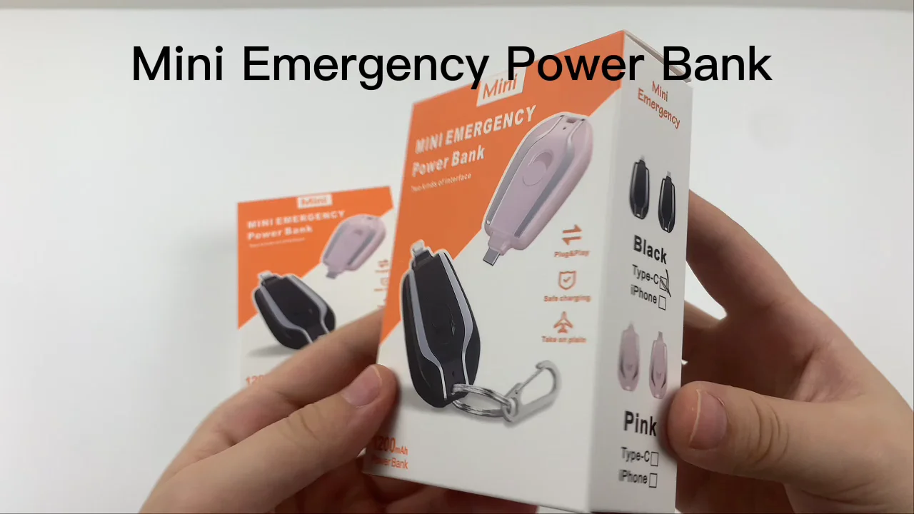 Business Gifts Portable Pocket Charger 1200mah Power Banks Slim Key ...