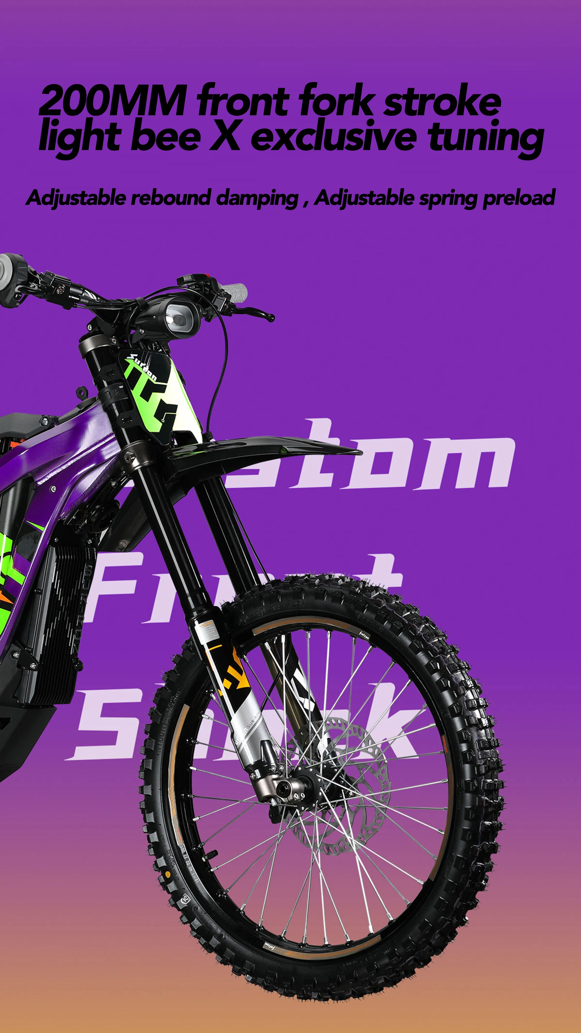 Suron 75km/h Light Bee X Electric Mountain Bike Electric Road Bike ...