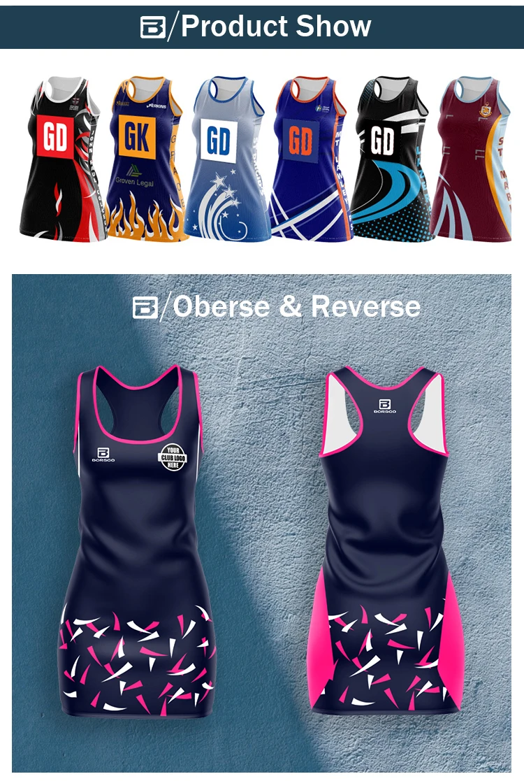 2023 Netball Uniforms - Customized Panels & Digital Printing