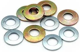 Serrated Knurled Safety Conical Lock Washers With Doule Faced Printing ...