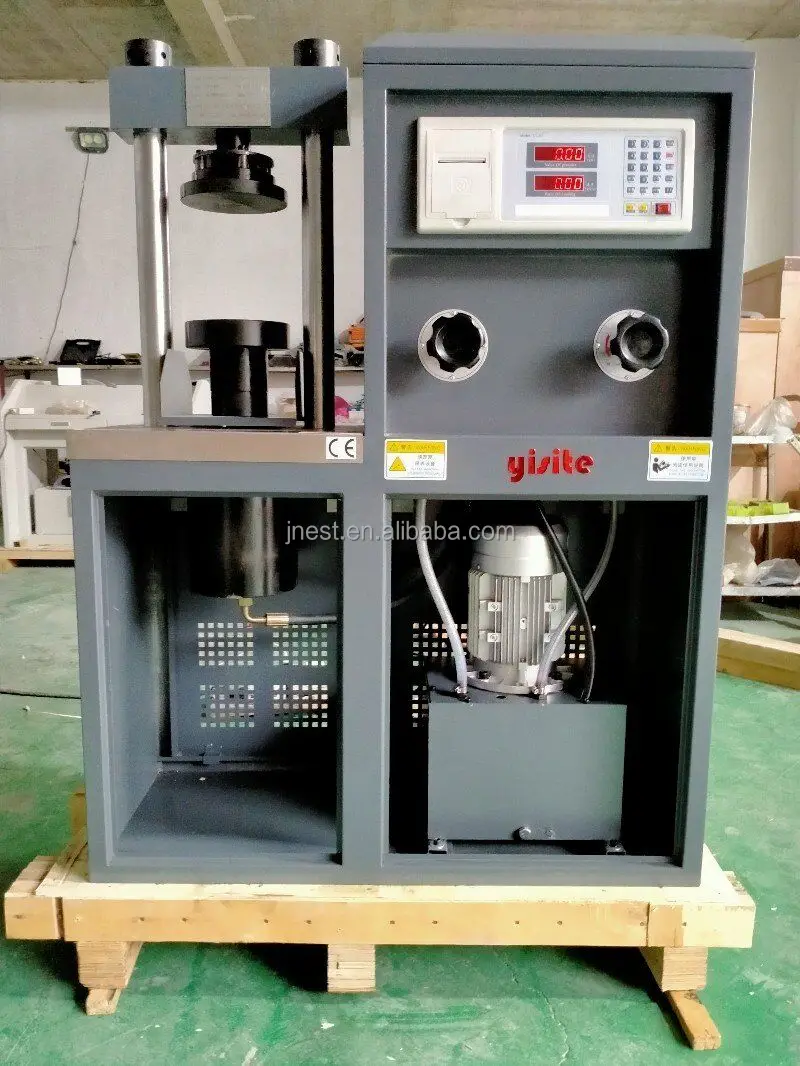 300KN 30T Manual Operated Hydraulic Loading Concrete Paving Brick 3 ...