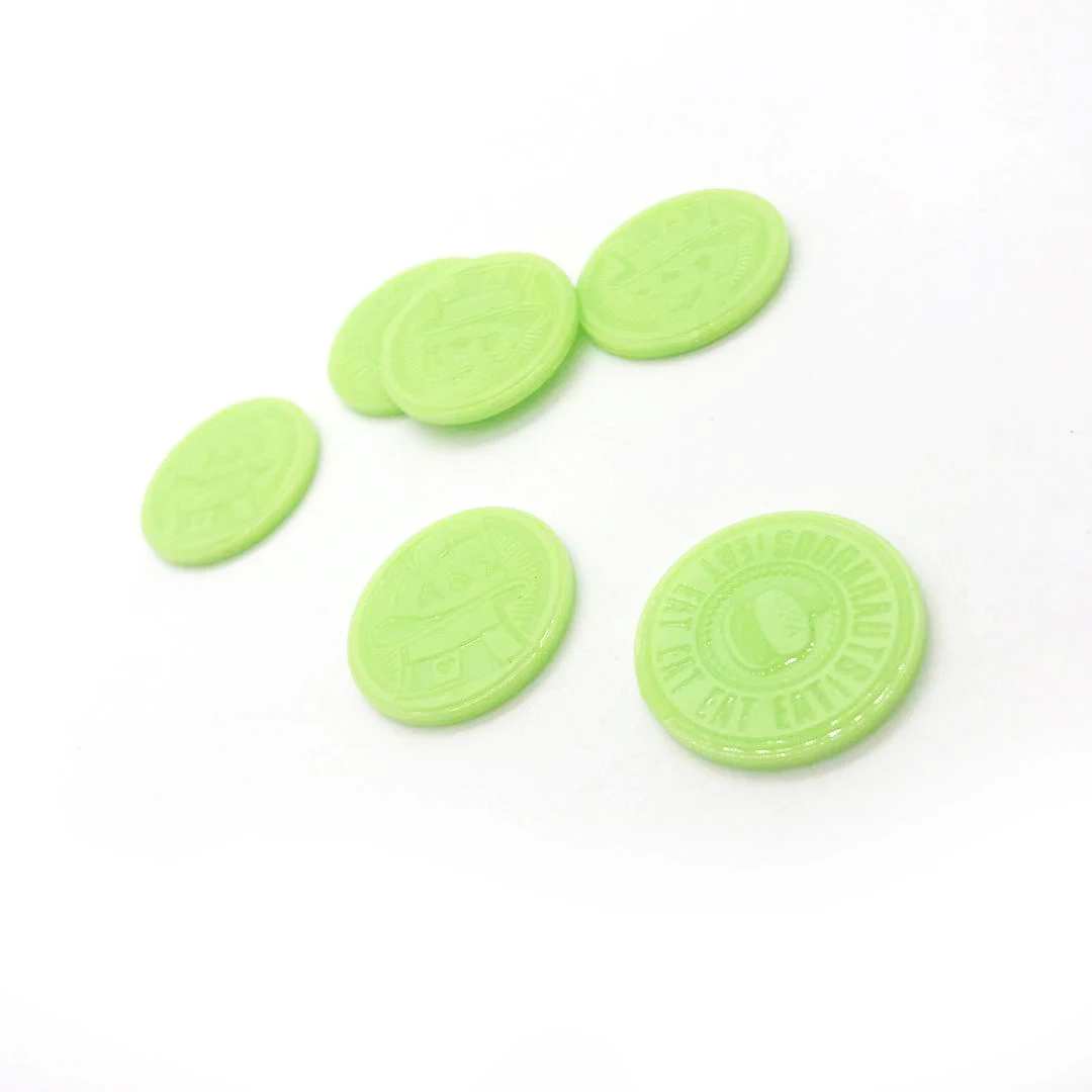 Custom Color Shopping Plastic Token Coins - Eco-friendly