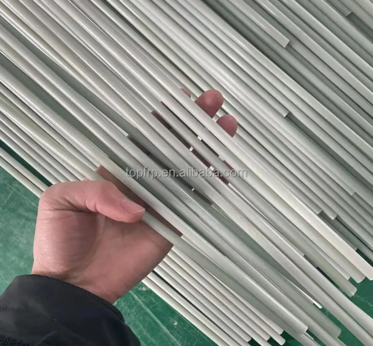 Customized Frp Pultrusion Round Rod Fiberglass Rods - Buy Fiberglass ...