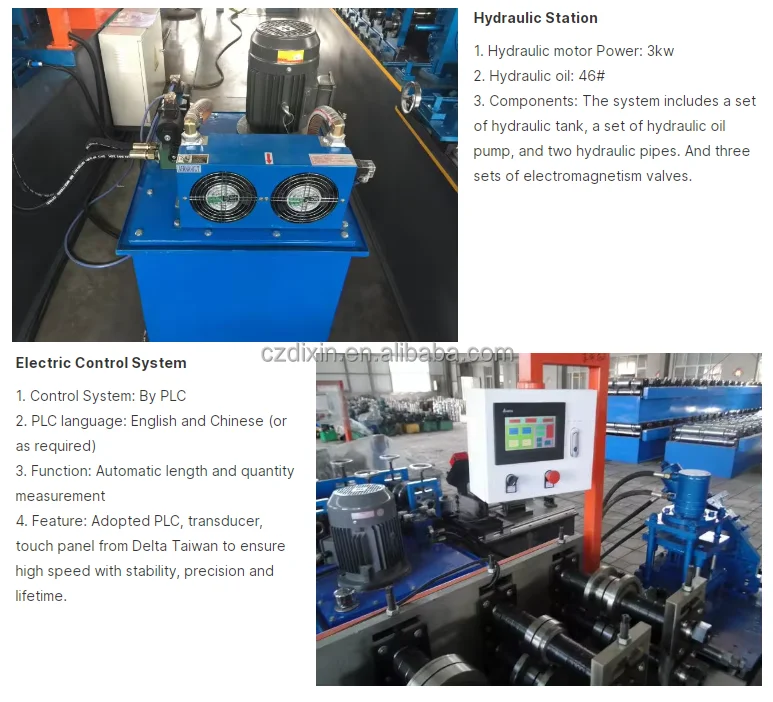 Adjustable Size CW UW Purlin Profile Machine C U Z Purlin Forming ...