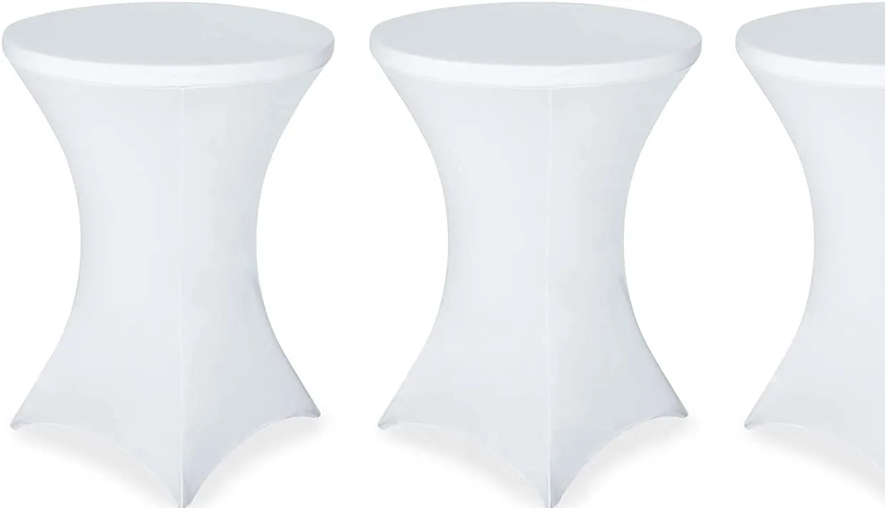 24x43 Inch Cocktail Spandex Fitted Stretchable Elastic Tablecloth ...