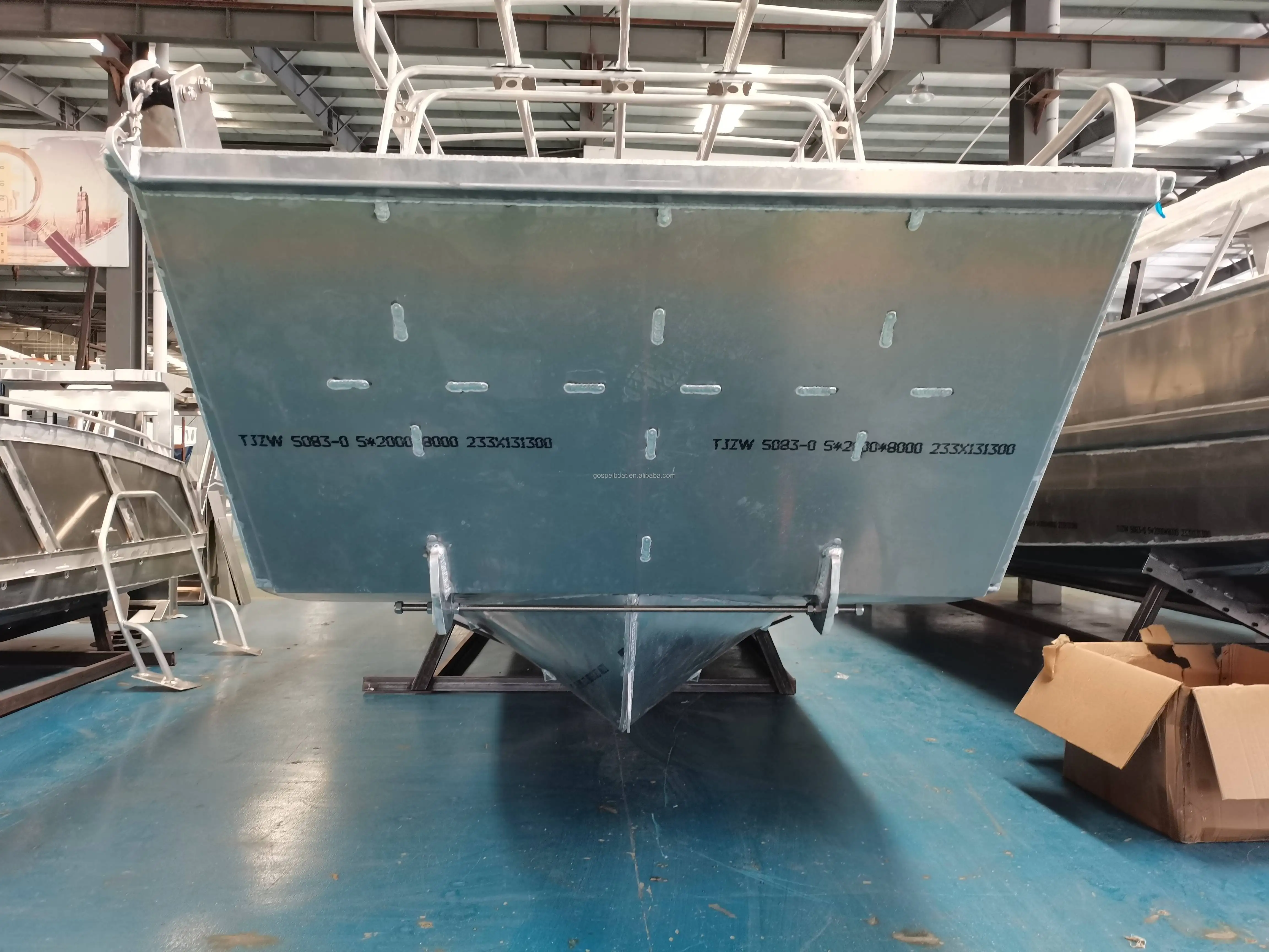 10m Landing Craft Work Barge Aluminum Diving Boat - Gospel Boat