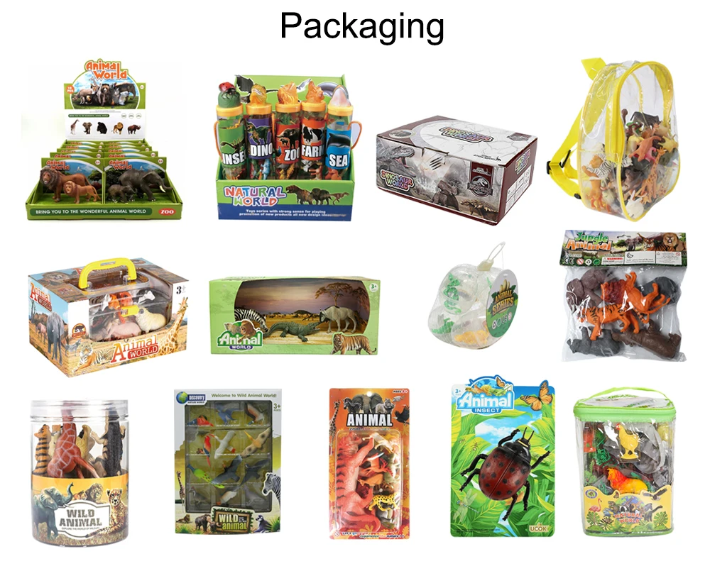 GRS Plastic Toy - Custom Factory Juguetes Rock Tree Grass Model Animal