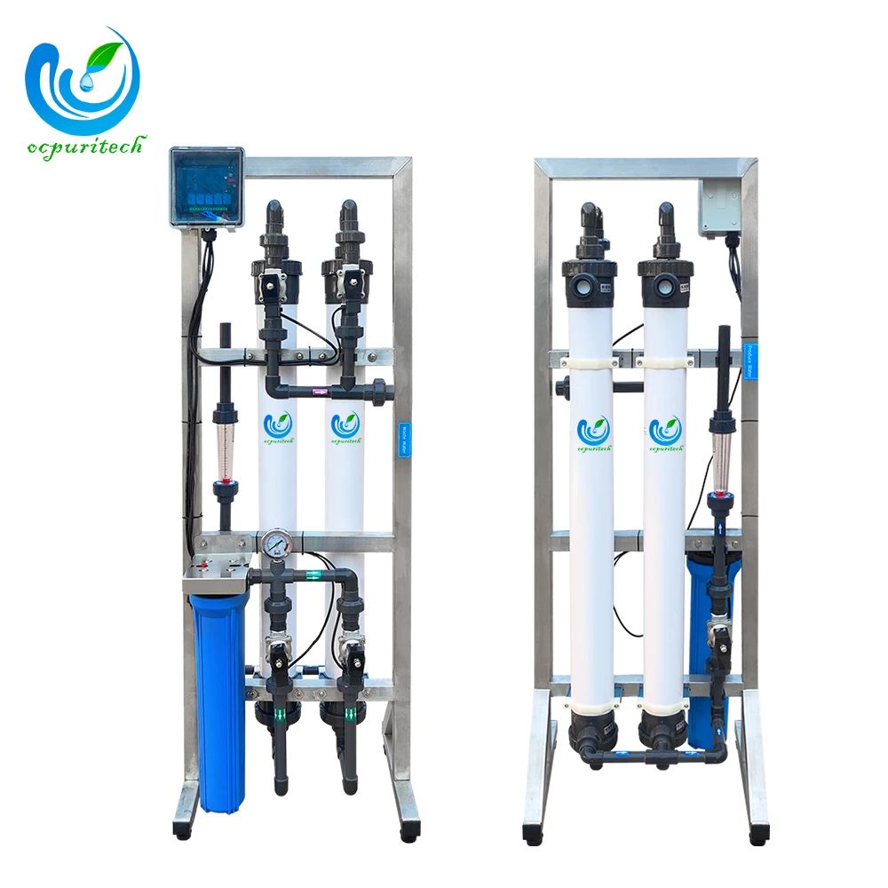 500LPH UF Machine Ultrafiltration Water Recycling System with Pump for ...