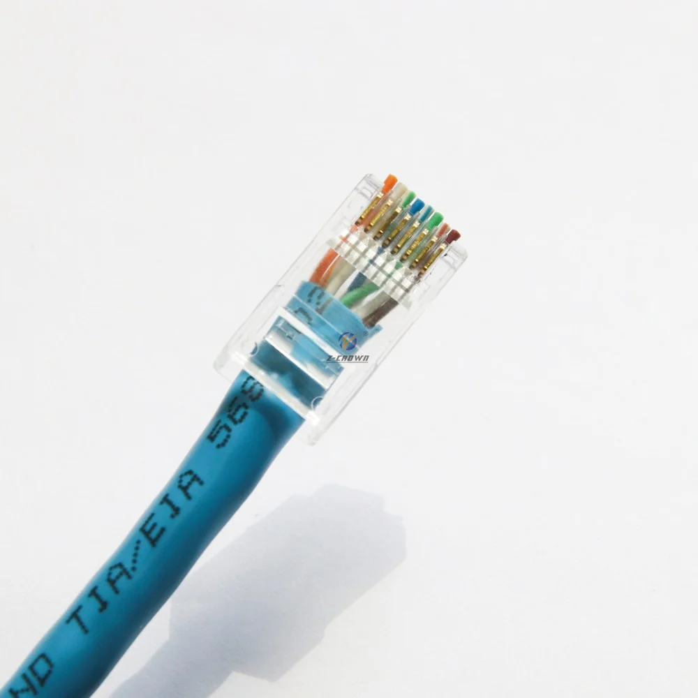 Z-CROWN Cat5e RJ45 Connectors - Reliable Network Solutions