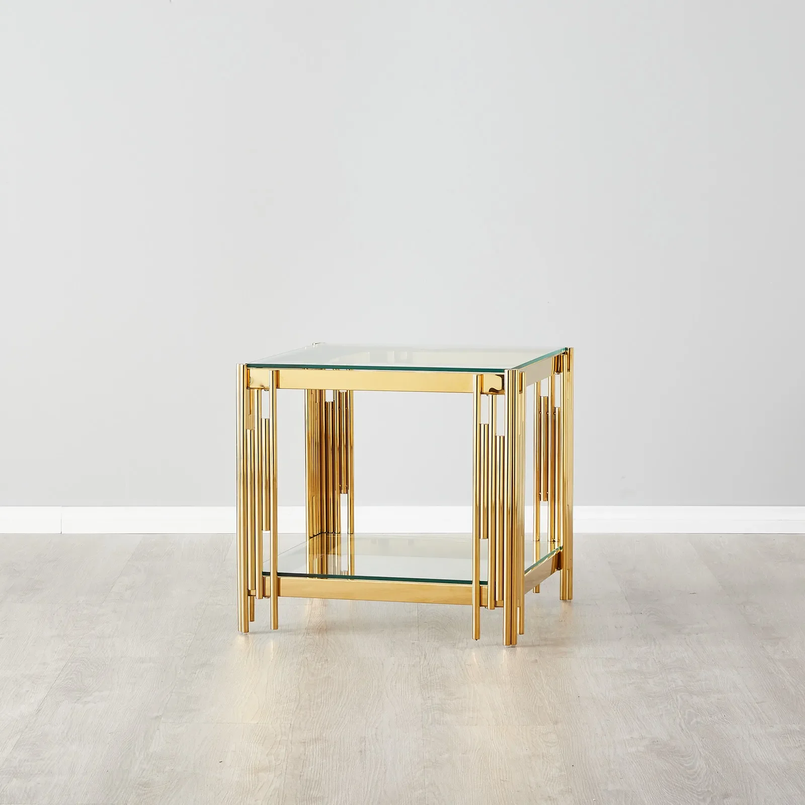 Modern Square Side Table For Home Use Living Room Furniture Metal ...