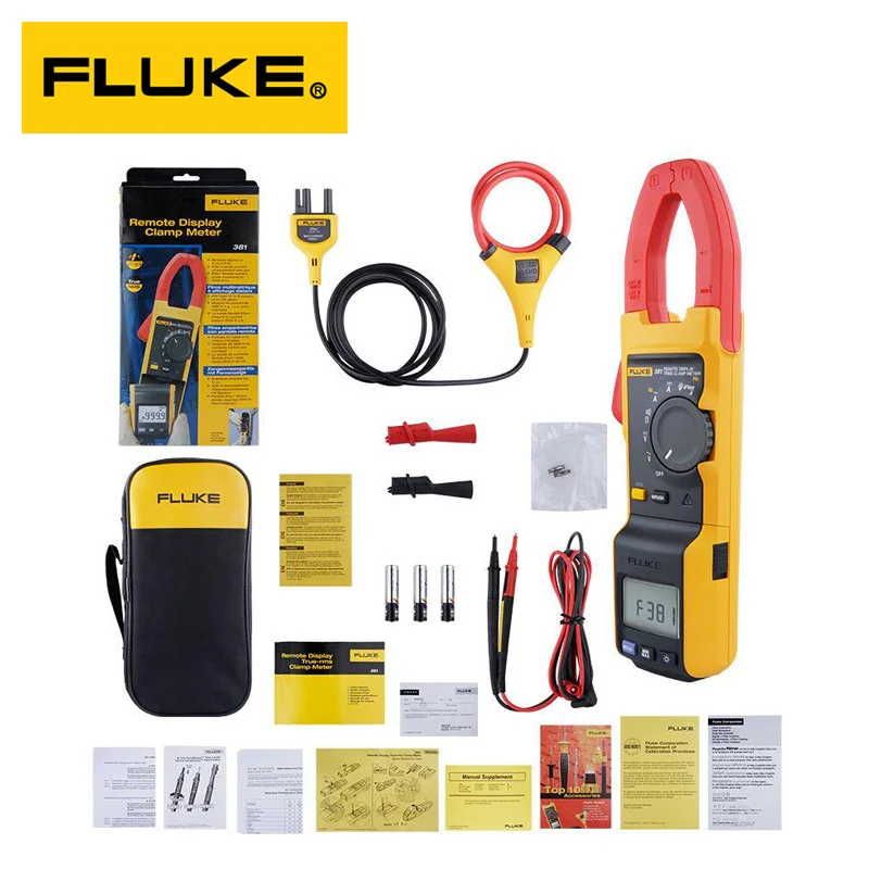 Fluke Clamp Ammeter F381 Displays True Rms Remotely Clamp Meter - Buy ...