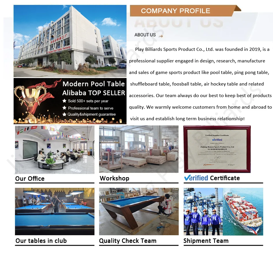 Modern Style 9 Ball American Standard Style Slates Billiards 8ft 9ft ...