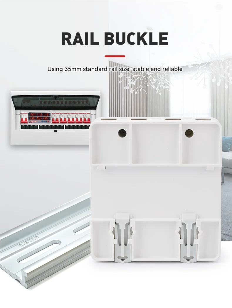 3 Phase 3P+N Din Rail Voltmeter Ammeter - Protection Monitor