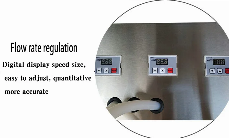 Multi Nozzles Slide Rail Lift Submersible Filling Machine