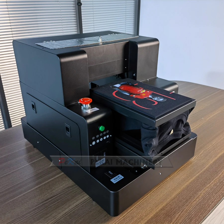 Automatic DTG Garment T-Shirt Printer - 6 Colors Direct Printing