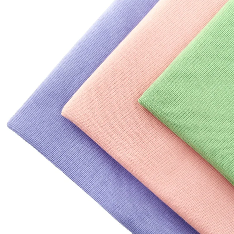 220g 40s Combed Cotton Jersey,Pure Cotton Knitted Fabric For Spring And ...