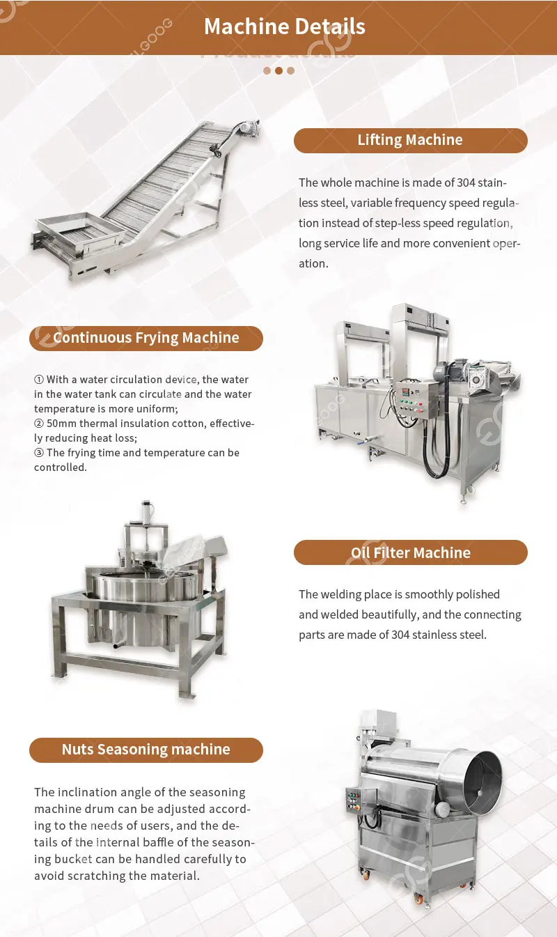 Automatic Continuous Food Peanuts Green Peas Broad Bean Roasting and ...