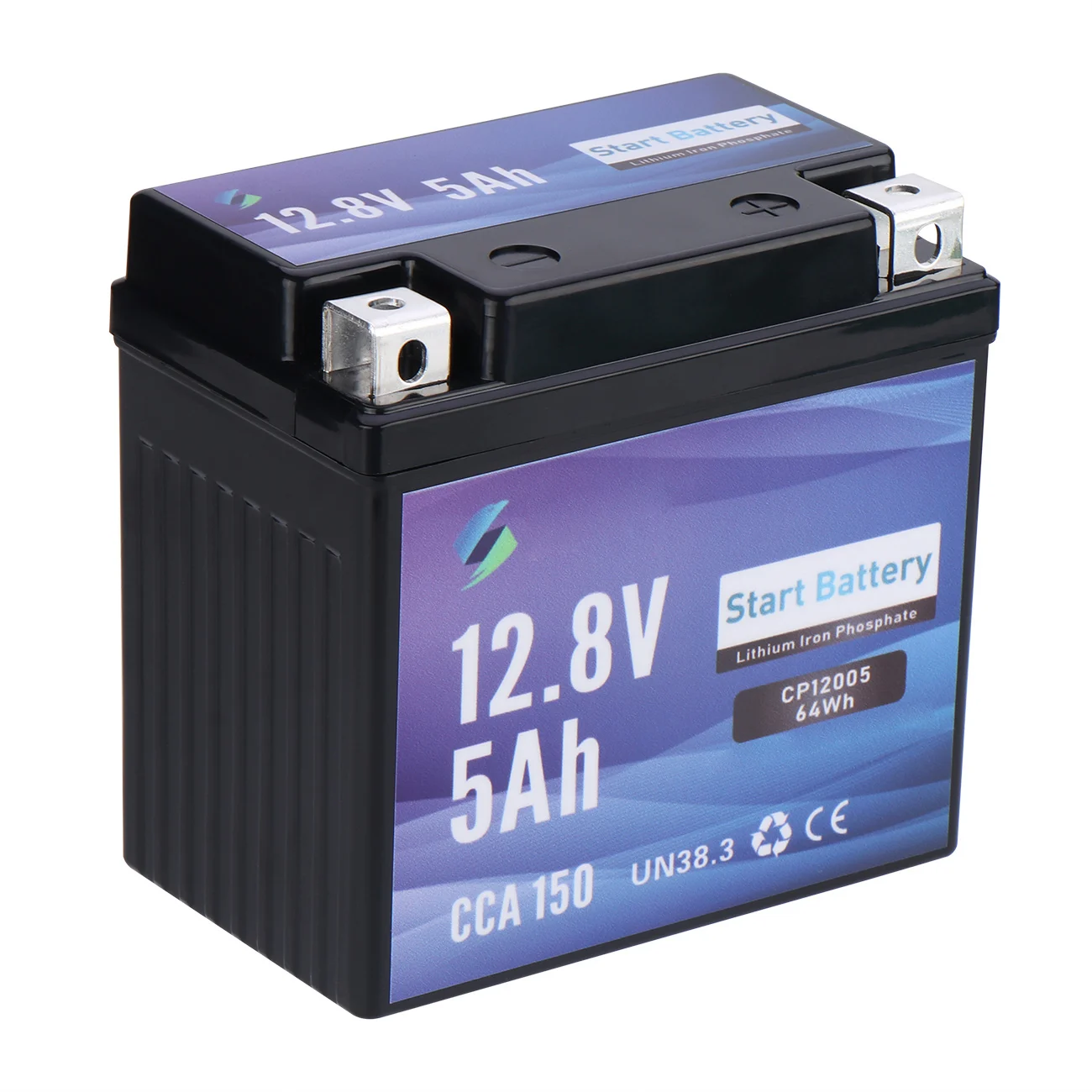 Lithium LiFePO4 Engine Start Battery 12V 5AH 150 CCA Starting Batteries ...