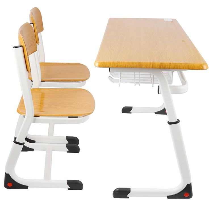 Single School Desk Wood Box Modern Chairs for Nepali Tables
