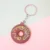 Cute Key Chain Creative Rubber Soft Pvc Donut Keychain Pendant Car Bags ...