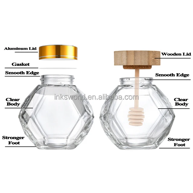 Honey Glass Jars - Durable, Transparent, and Functional