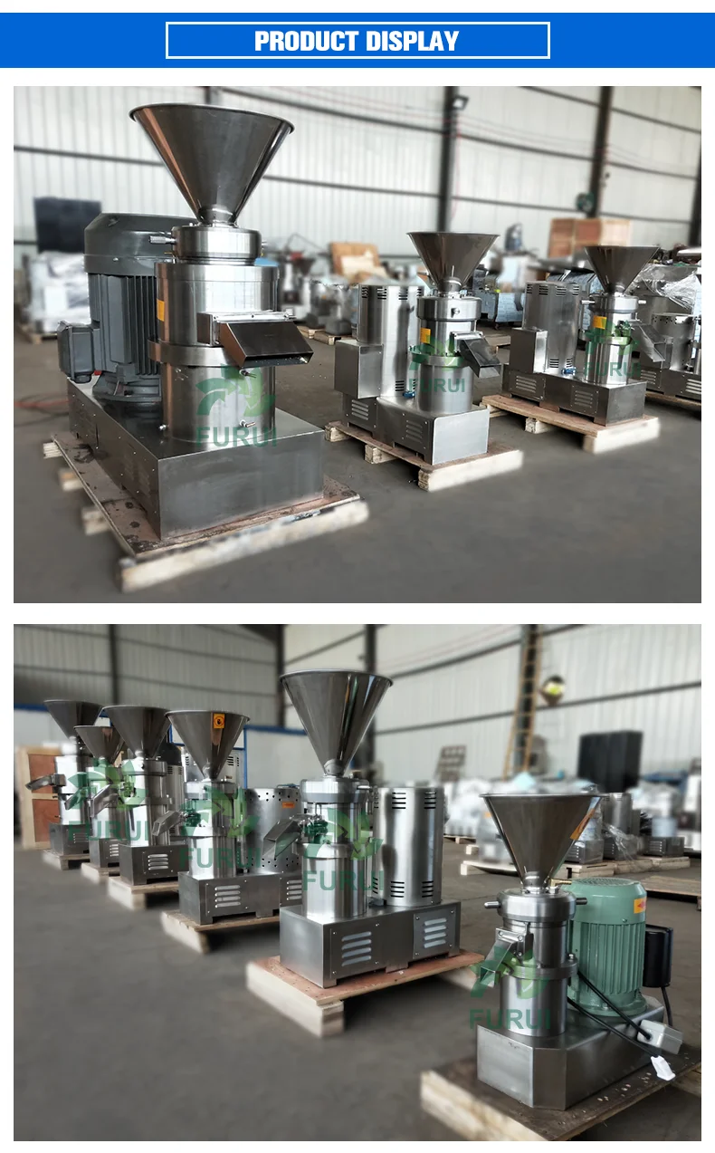 Professional Sesame Peanut Cocoa Butter Grinding Colloid Mill/almond ...