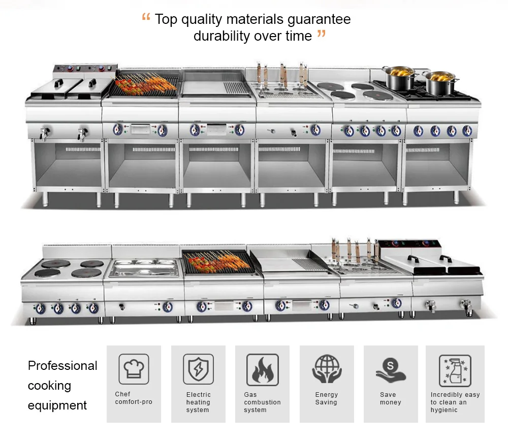 Commercial Restaurant Table Top Fried Steak Hamburger Pancake Griddle ...