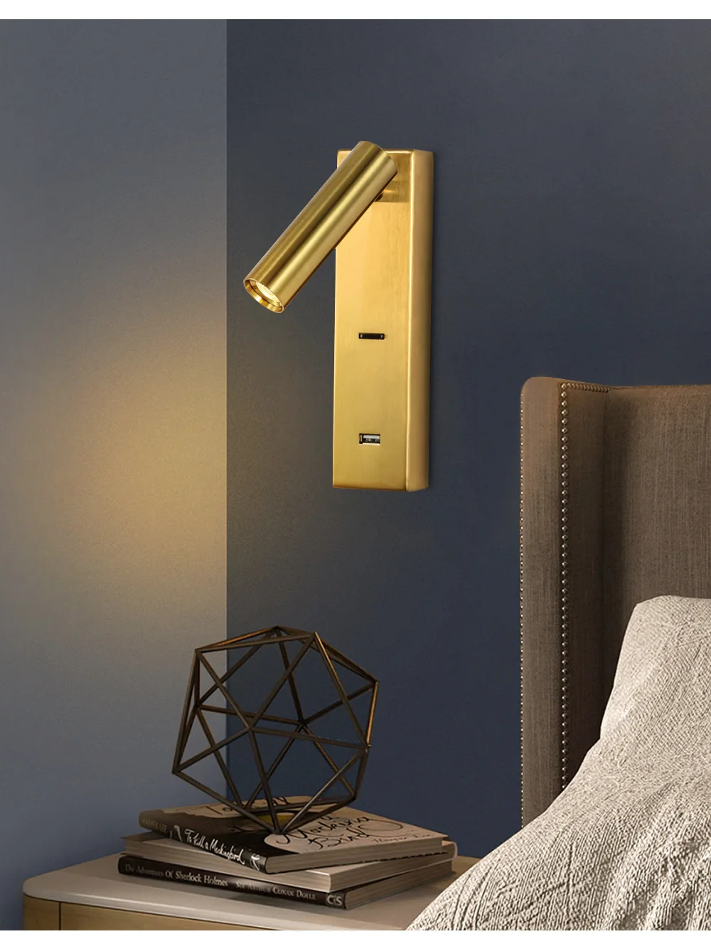 Zhongshan Wall Lamp Bedroom Corridor Living Room Stairs Dimmable Led ...