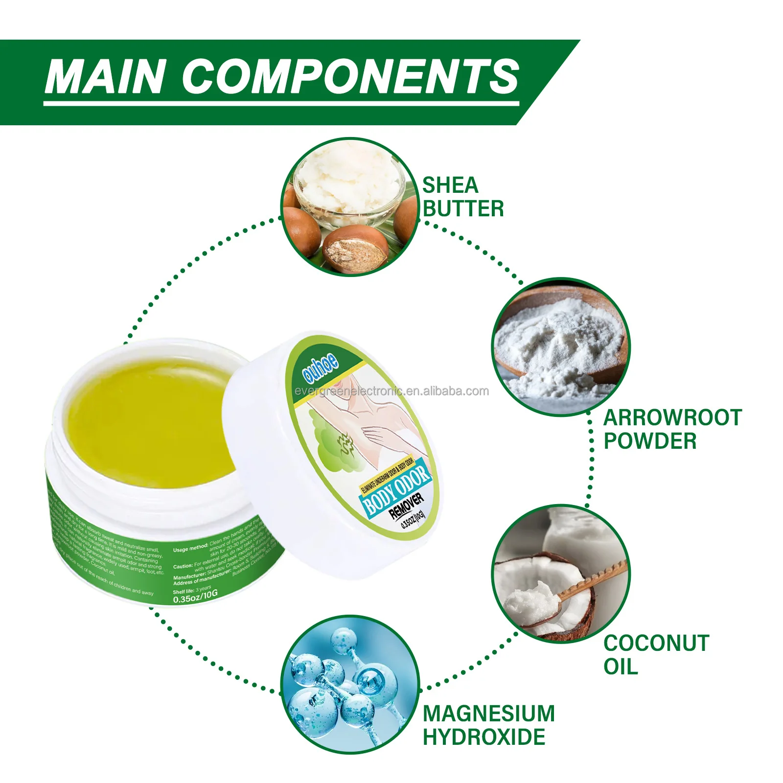 Professional Body Deodorant Odor Removal Antiperspiran Deodorizer - Buy ...