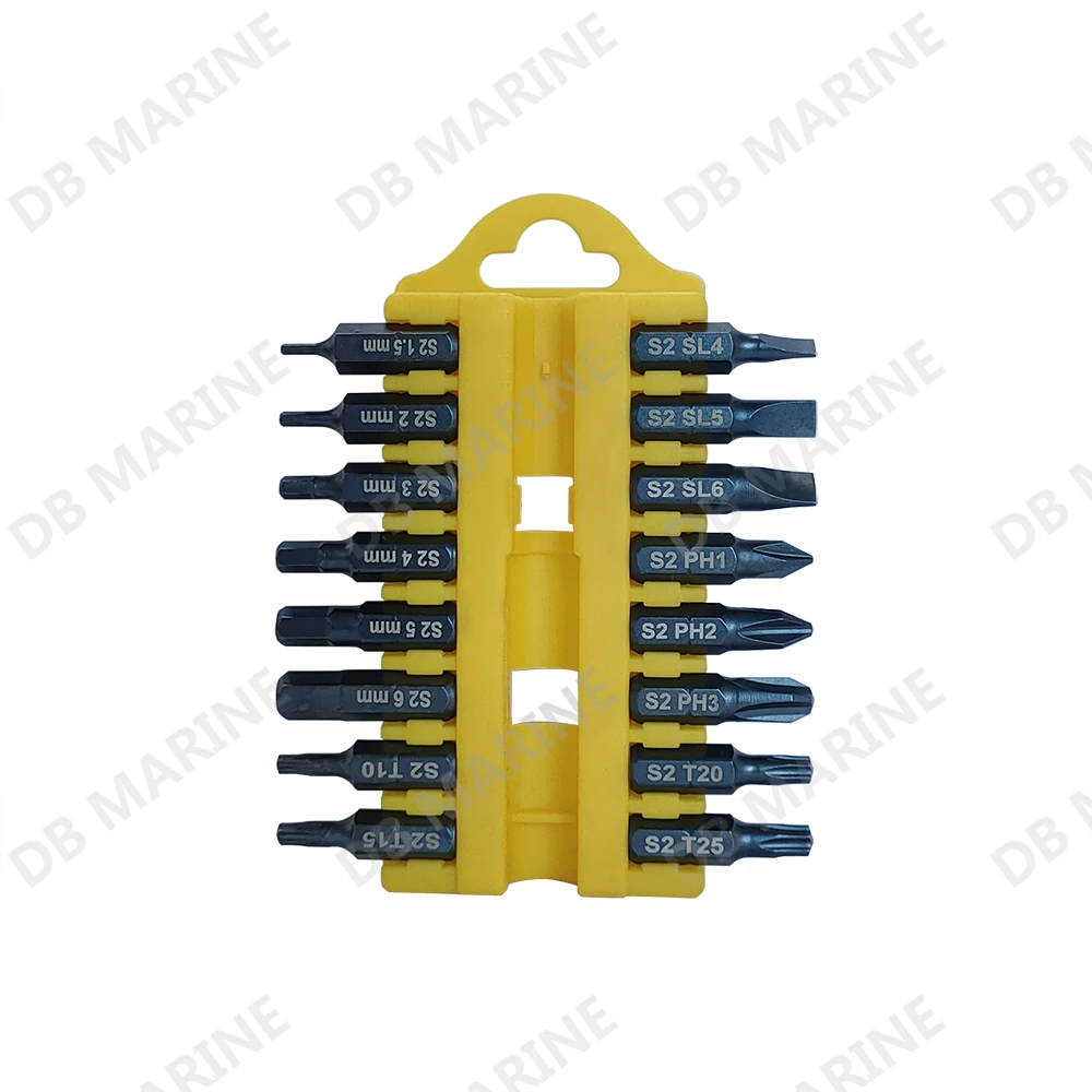 Impa 611286 6pcs Power Tool Accessory Plastic Hexagon Drill Bit Set ...