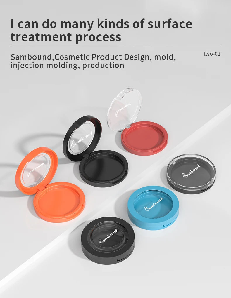 Factory Price Plastic Makeup Container Empty Blush Compact - Buy Blush ...