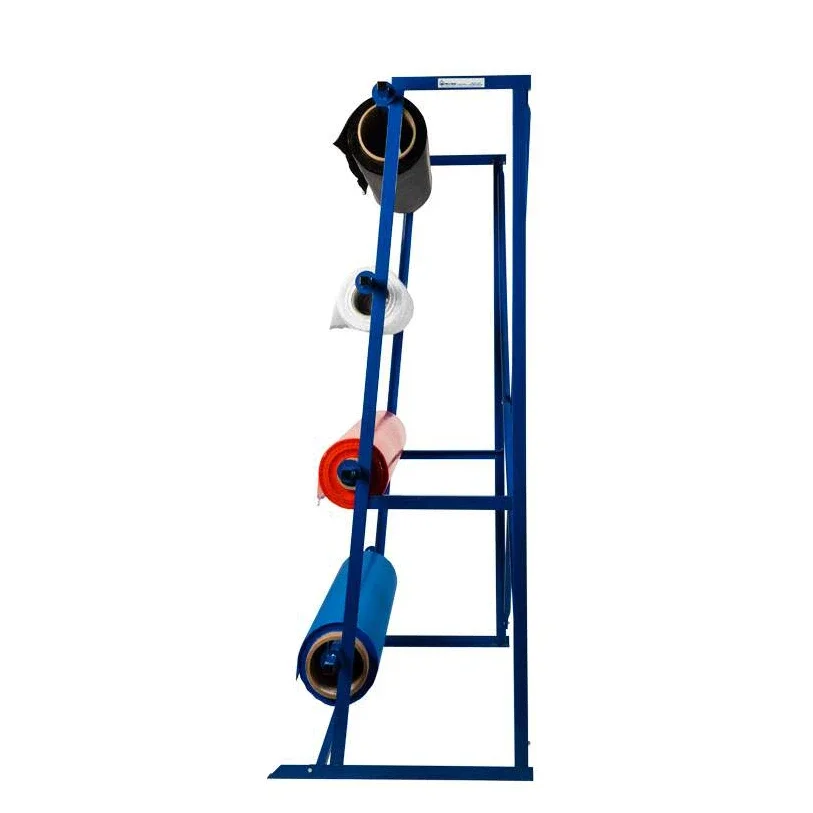 Custom Metal Fabric Roll Display Rack - Waterproof & Durable